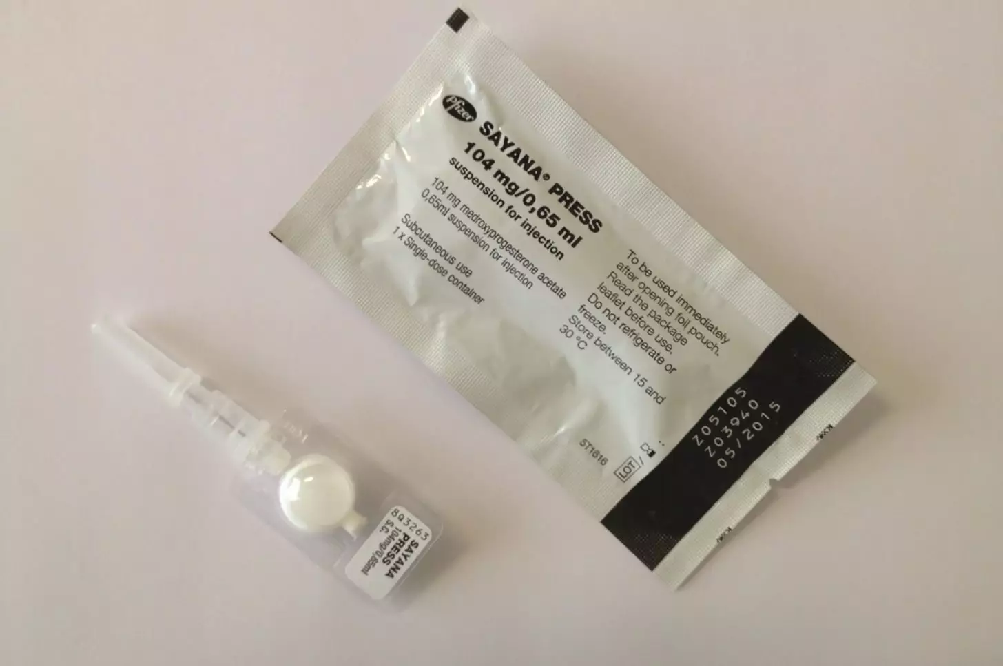 First self-administered injectable contraceptive approved for use in ...