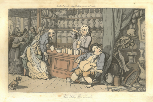 'The Quack Doctor', 1814 - The Pharmaceutical Journal