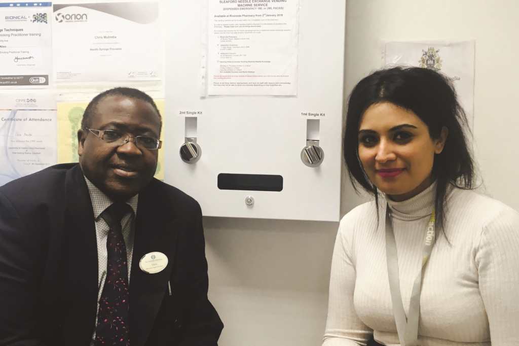 First pharmacy-based automated needle exchange opens in Lincolnshire ...