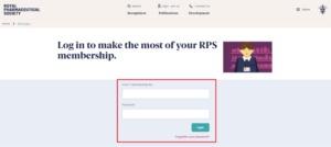 Logging in as a RPS member - The Pharmaceutical Journal