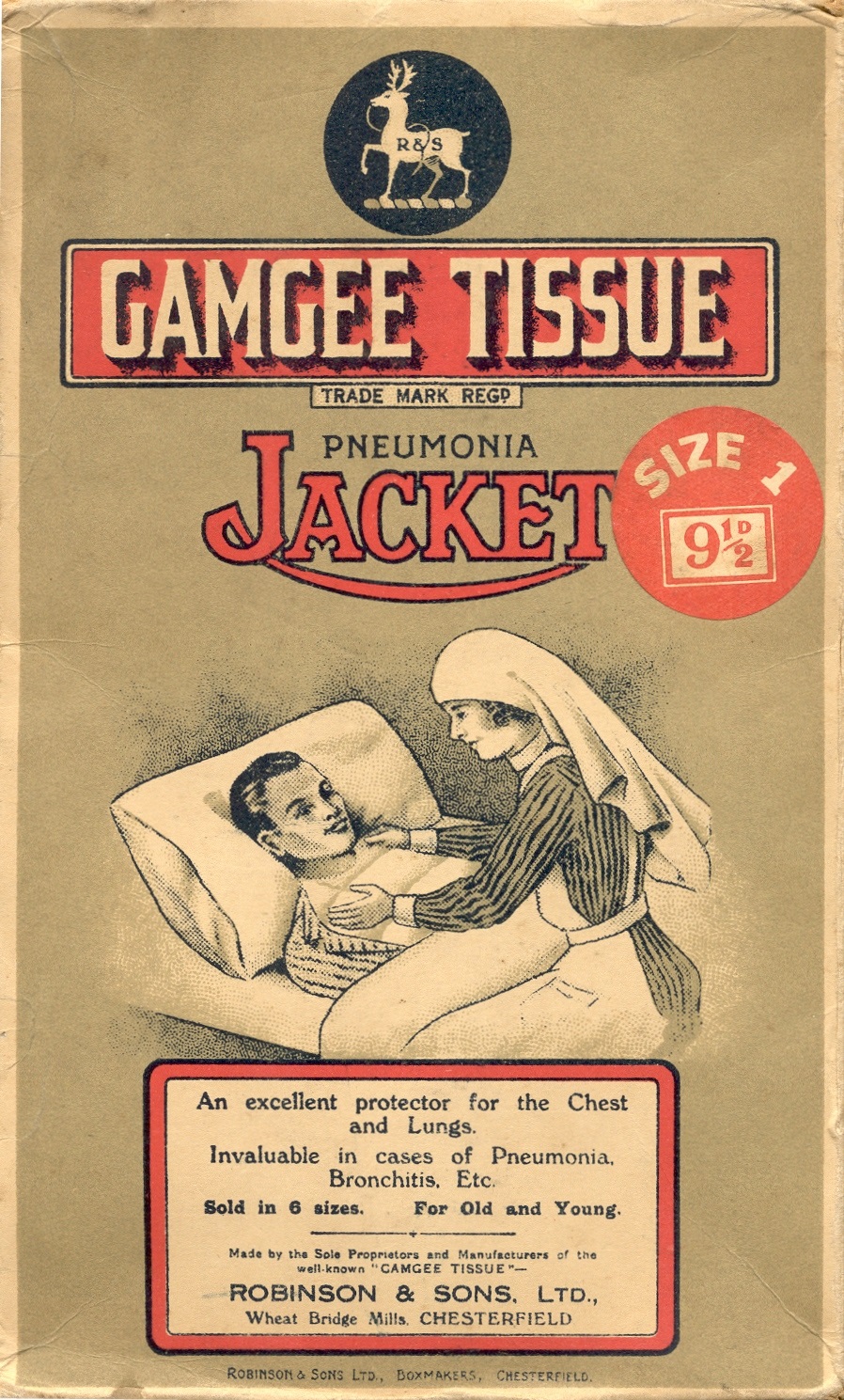 Museum treasures: Robinson & Sons Gamgee tissue pneumonia jacket, 1940 ...
