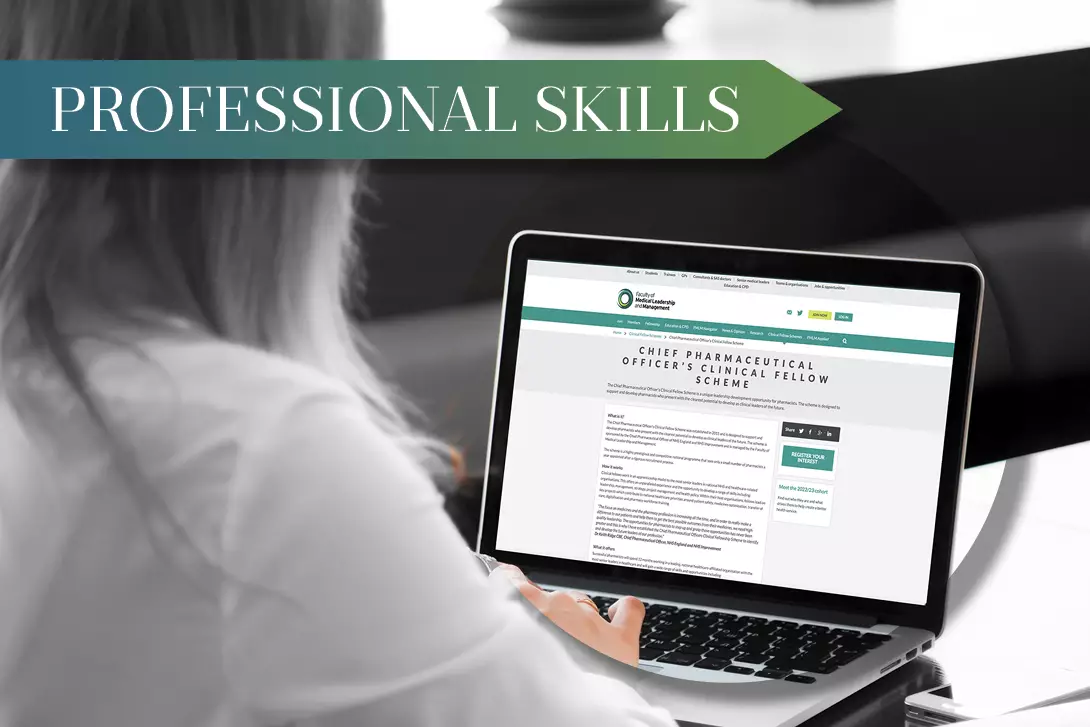 Develop your leadership skills with the Chief Pharmaceutical Officer's ...